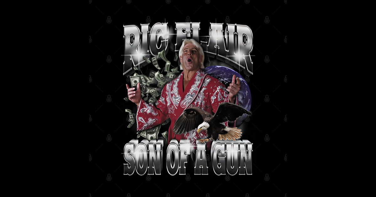 Ric Flair Son Of The Gun - Ric Flair - Sticker | TeePublic