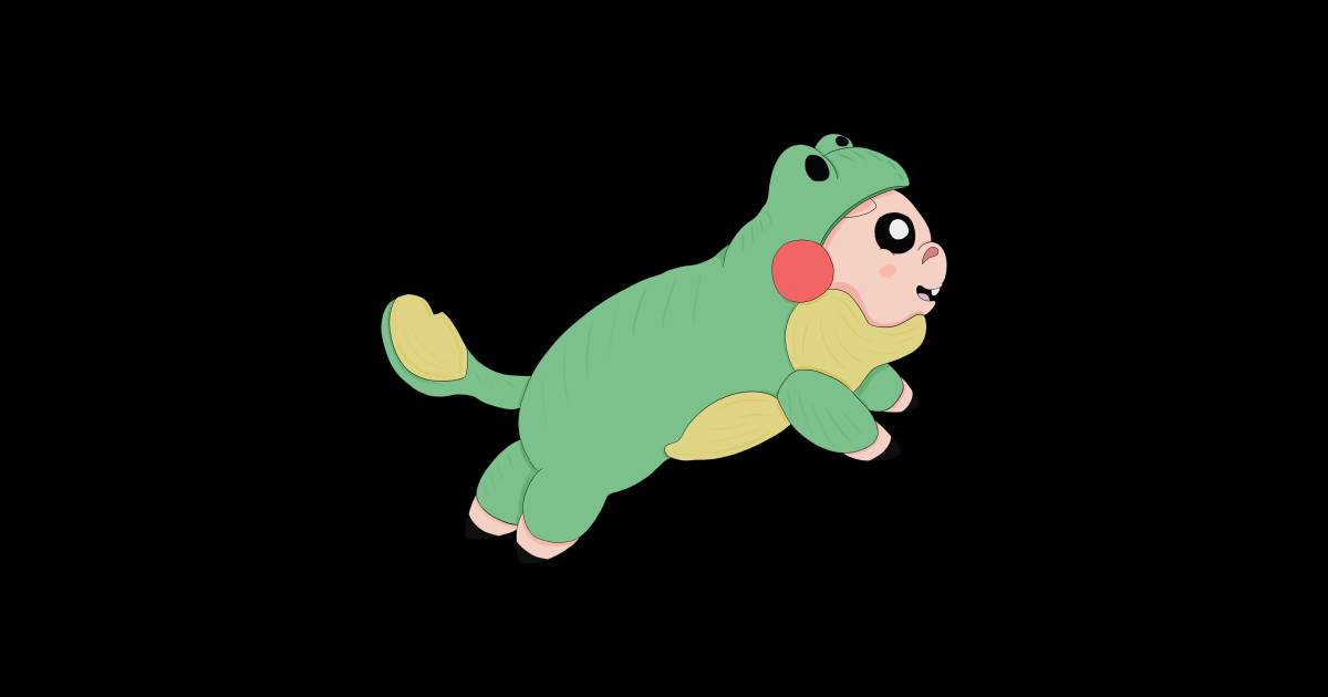 Poogie- Hog In A Frog - Poogie - Posters and Art Prints | TeePublic