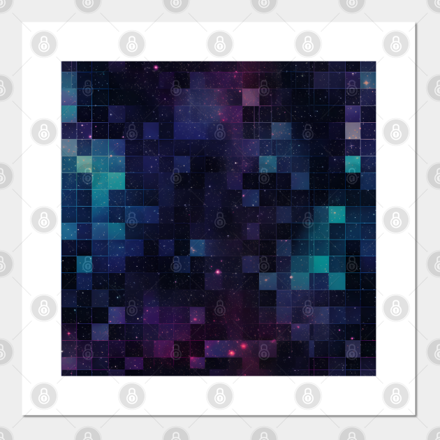 Limitless Void - Infinite Space Seamless Pattern - Space - Posters and ...