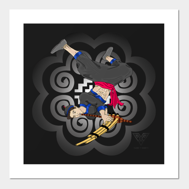 Hmong Qeej Player Tee - Hmong - Posters and Art Prints | TeePublic