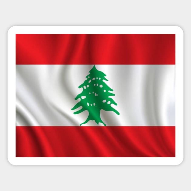 Lebanon Flag - Lebanon - Sticker | TeePublic