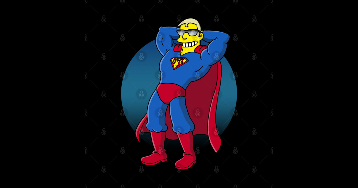 Super Duffman - Superman - Sticker | TeePublic