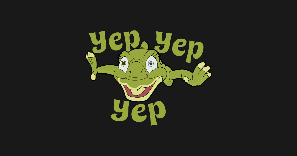yep yep yep - land before time - Land Before Time - T-Shirt | TeePublic