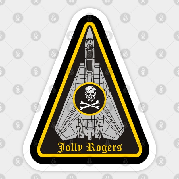 F14 Tomcat - VF84 Jolly Rogers - F 14 Tomcat - Sticker | TeePublic