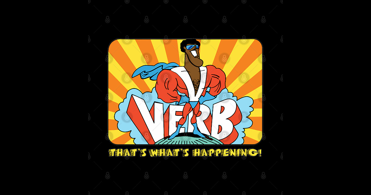 Verb - Verb - Sticker | TeePublic
