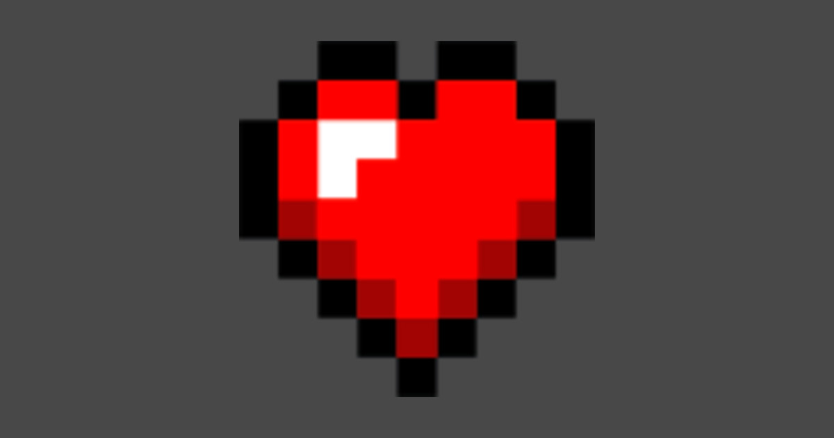 8-bit heart - Heart - T-Shirt | TeePublic