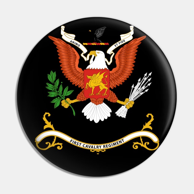 1st Cavalry Regiment - Animo Et Fide wo Background X 300 - 1st Cavalry ...