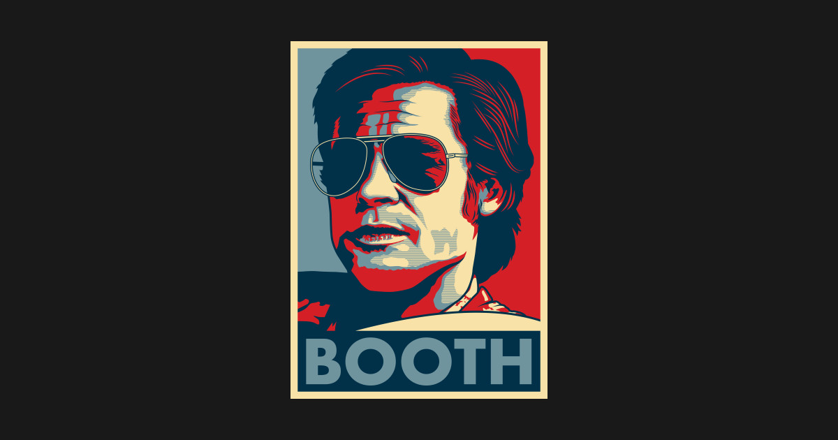 Cliff Booth "Hope" Poster - Once Upon A Time In Hollywood - T-Shirt ...