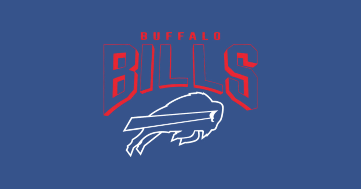 buffalo bills Bold Logo - Buffalo Bills Bold Logo Football Fan - T ...