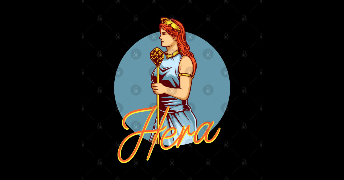 Greek Goddess with Scepter - Hera - Hera - Posters and Art Prints ...