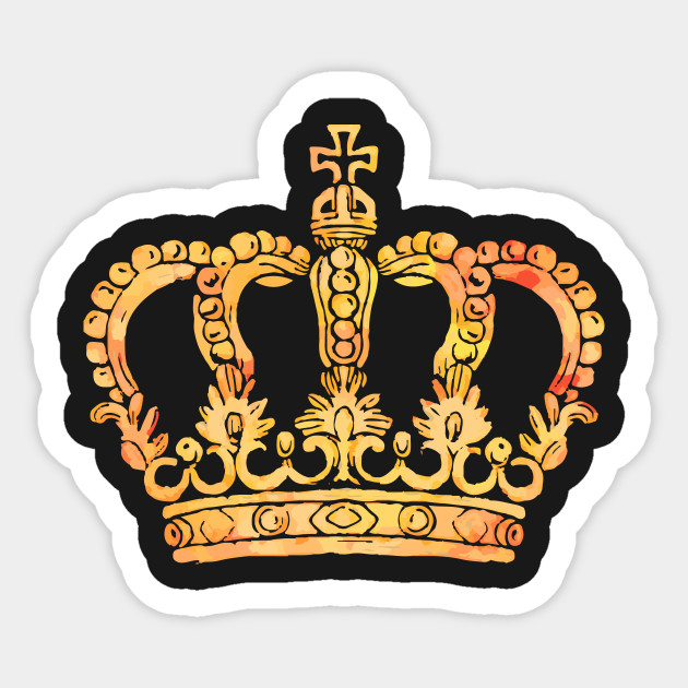 Crown - Crown - Sticker | TeePublic
