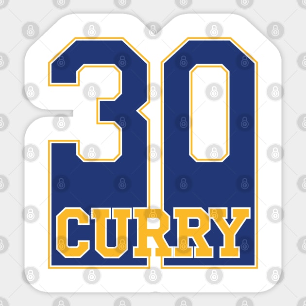 Steph Curry 30 - Steph Curry 30 - Sticker | TeePublic