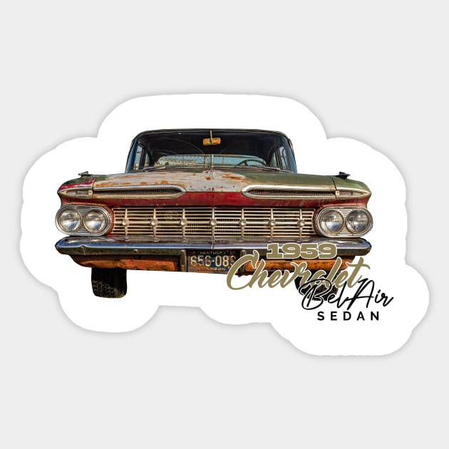 1959 Chevrolet Bel Air Sedan - 1959 Chevrolet Bel Air Sedan - Sticker ...