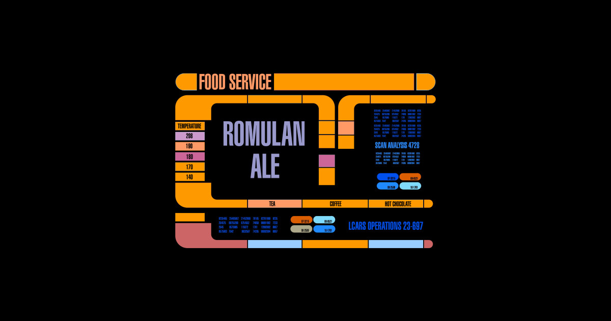 Captains Drink ROMULAN ALE! - Star Trek - Sticker | TeePublic