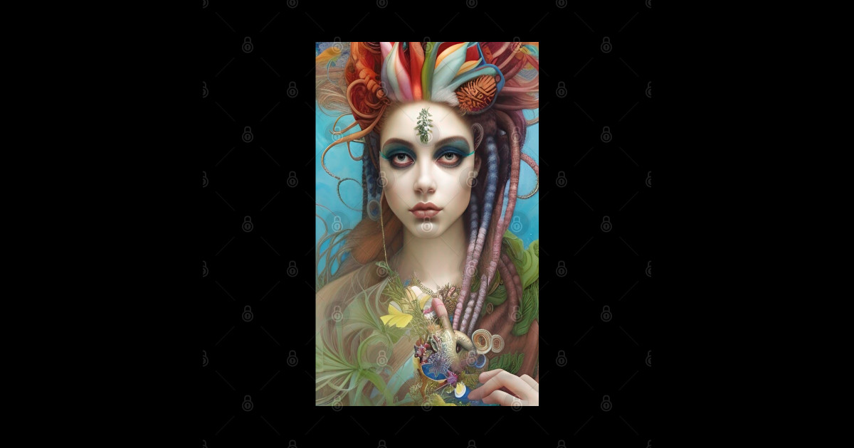 Voodoo Doll Girl - Dreadlocks Hippie Witch - Be Different WA334 ...