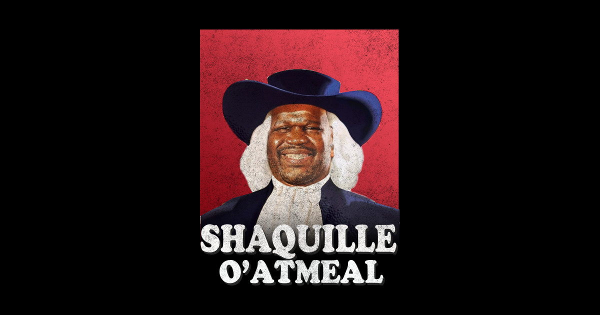 Shaquille Oatmeal - Basketball - Sticker | TeePublic