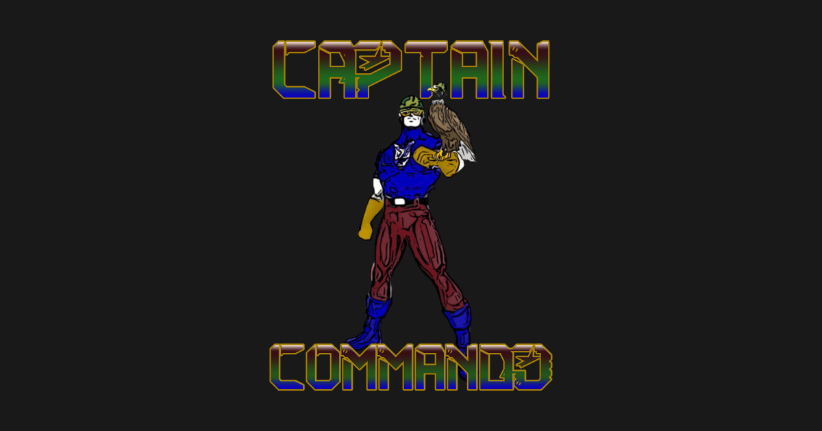 Captain Commando - Commando - T-Shirt | TeePublic