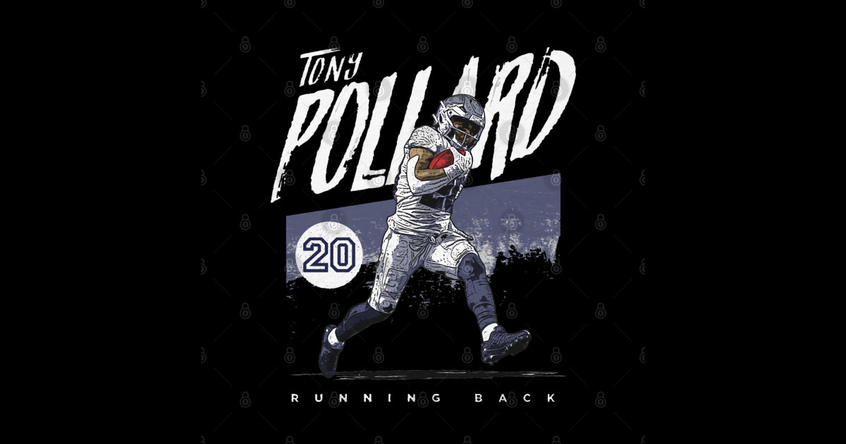 Tony Pollard Dallas Grunge - Tony Pollard - Sticker | TeePublic