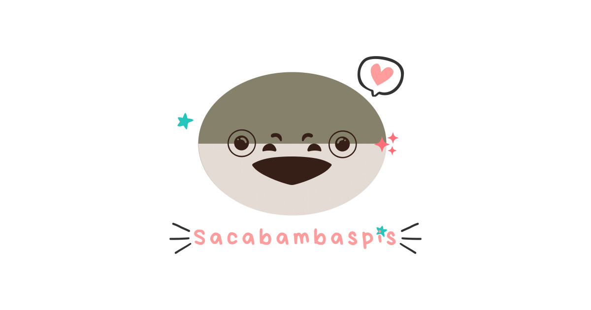 Smiling Sacabambaspis Fish Face Cute Kawaii - Paleontology - T-Shirt ...