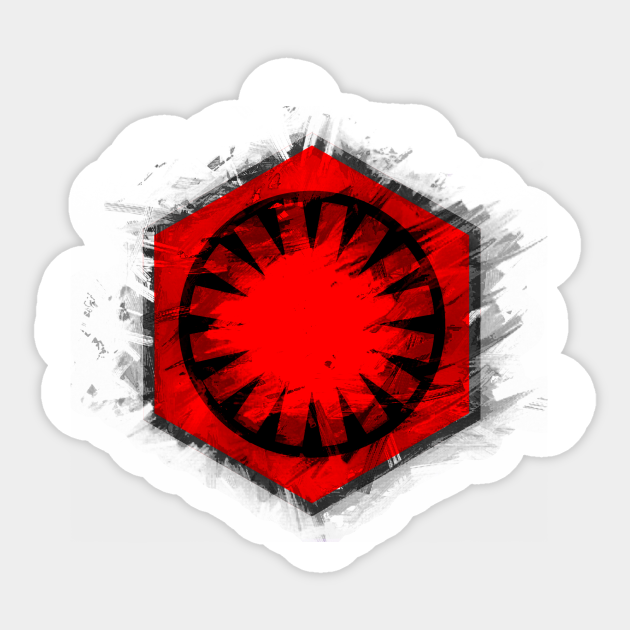 Old First Order flag - Star Wars - Sticker | TeePublic
