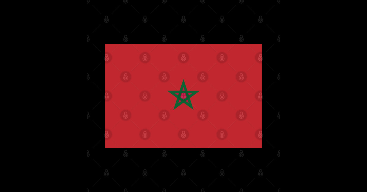 Flag of Morocco - Morocco Flag - Sticker | TeePublic