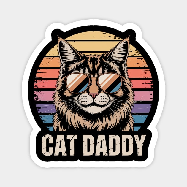 Cat Daddy Father'S Day - Cat Daddy - Magnet | TeePublic