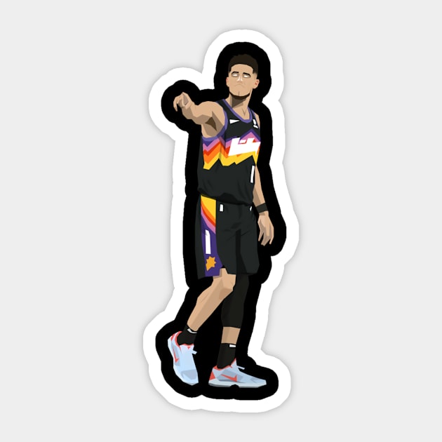 Devin Booker NBA - Devin Booker Nba - Sticker | TeePublic
