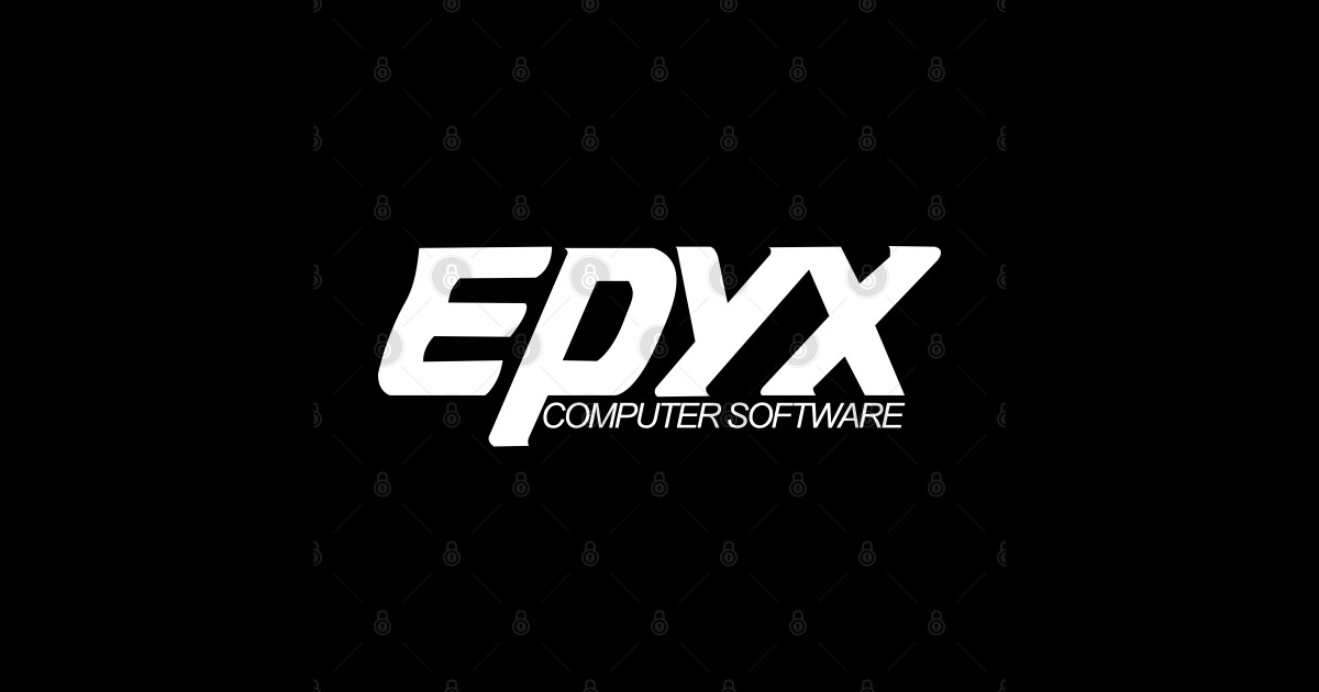 Retro Video Games Epyx Software Logo - Commodore 64 - Sticker | TeePublic