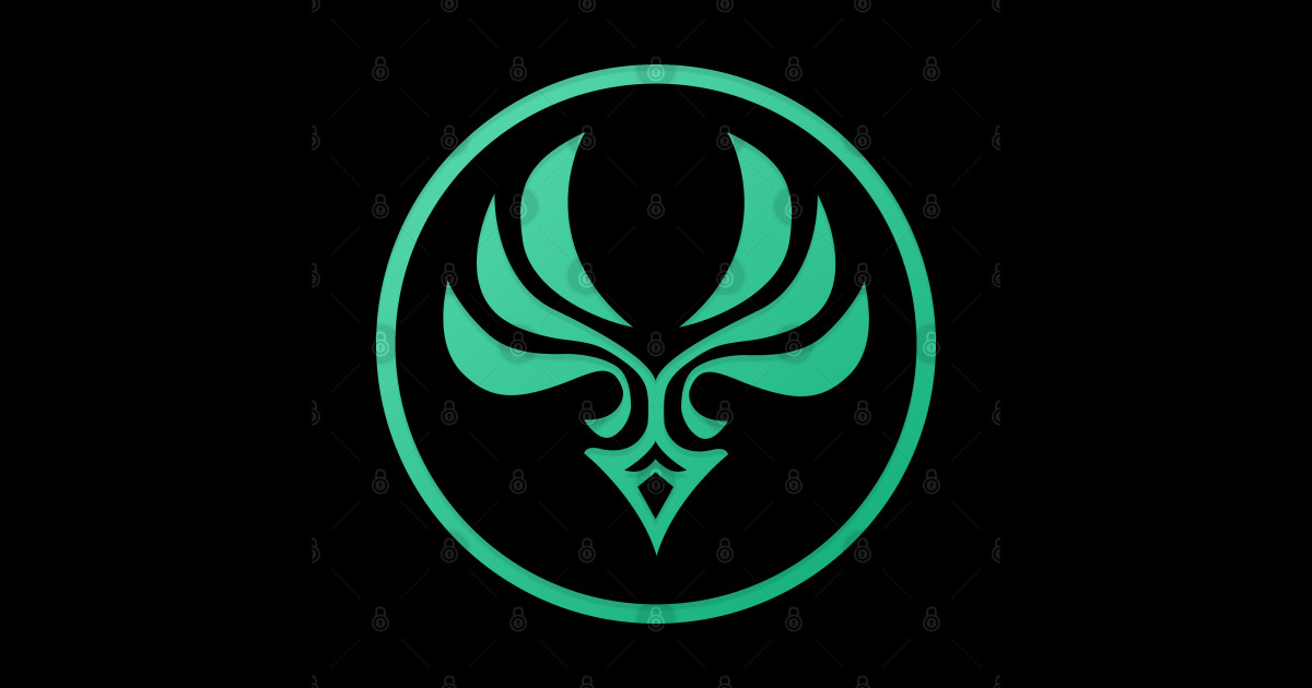 Anemo Wind 3D Effect | Genshin Impact Element - Anemo - Magnet | TeePublic