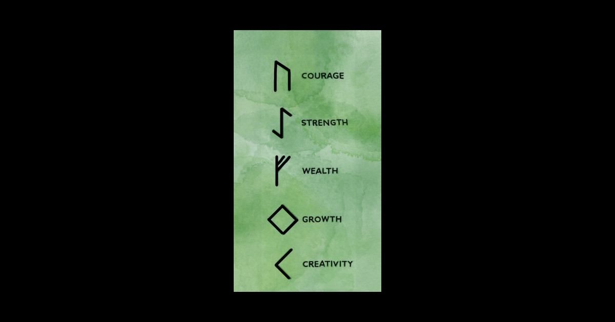 Bind Runes: Courage, Strength, Wealth, Growth, Creativity - Bind Runes ...
