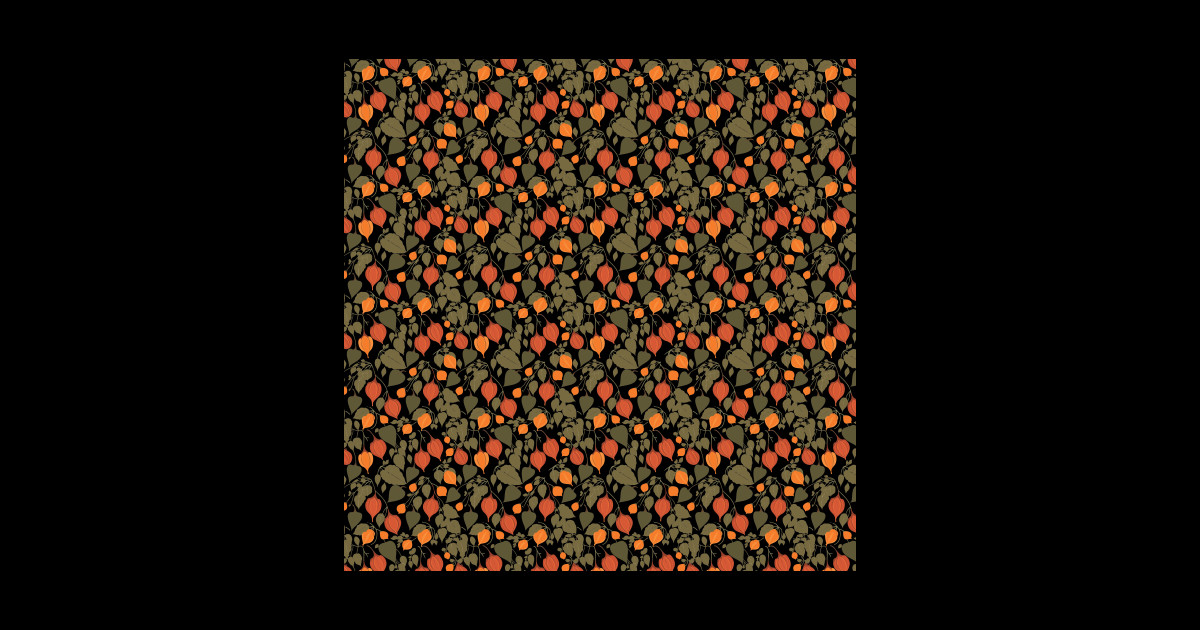 Physalis vintage garden pattern - Physalis - Sticker | TeePublic