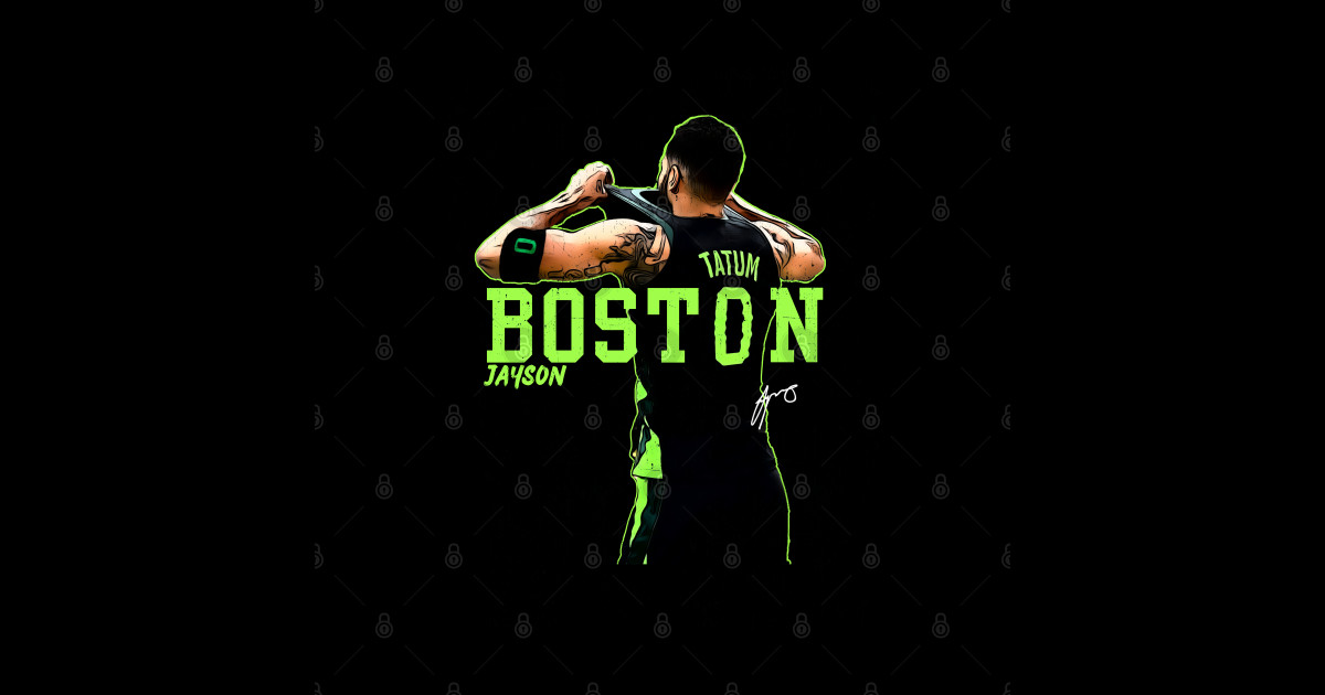 Jayson Tatum #0 basketball Cartoon - Jayson Tatum - Posters and Art ...