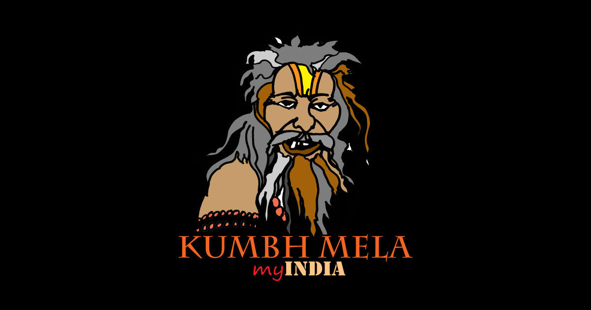 kumbh mela - India - Sticker | TeePublic