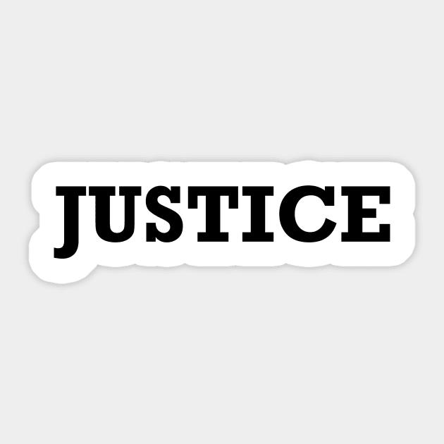 Justice - Justice - Sticker | TeePublic