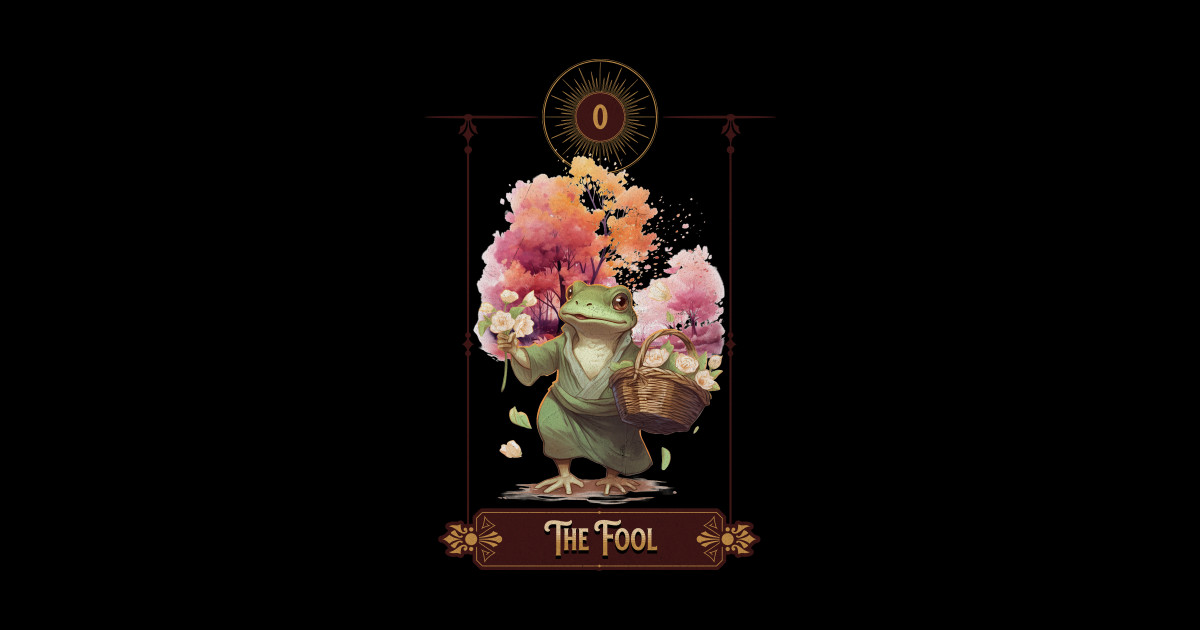 "The Fool" Frog Tarot Card - The Fool Tarot Card - Posters and Art ...