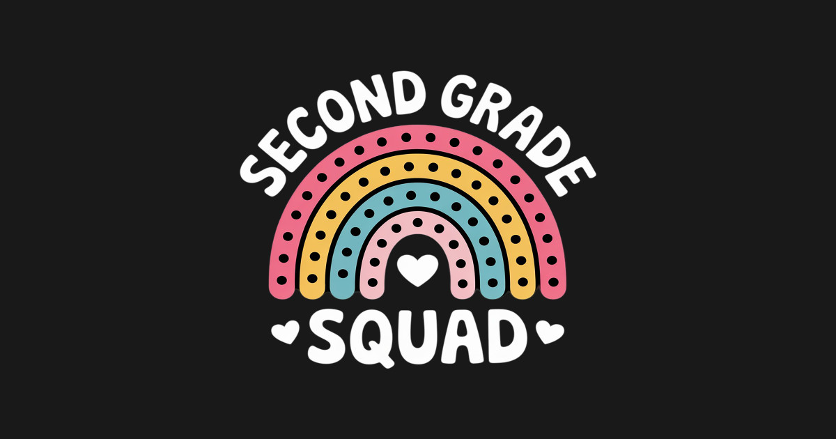 2nd GradeTeacher Squad Second Best Friend Matching Bestie - 2nd ...