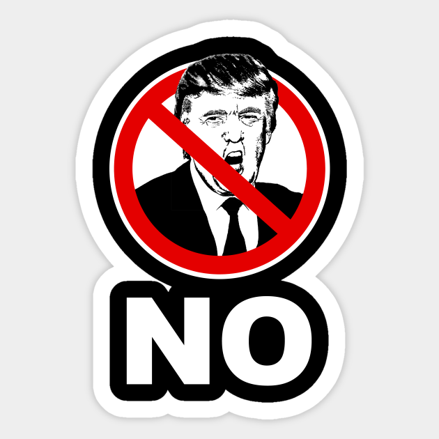 No Trump - Trump - Sticker | TeePublic