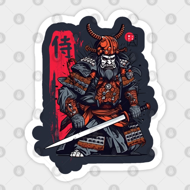 Samurai Warrior - Samurai Warrior - Sticker | TeePublic