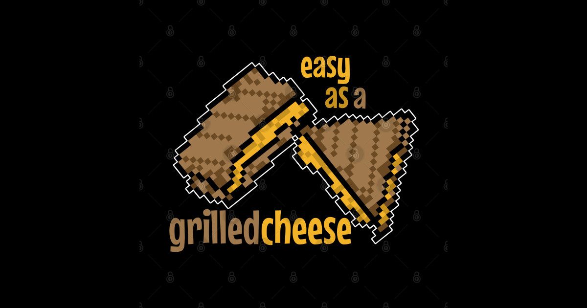 Easy as a Grilled Cheese Pixel Art Design - Deliciously Simple ...