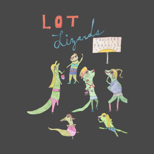 Lot Lizards - Lizard - T-Shirt | TeePublic