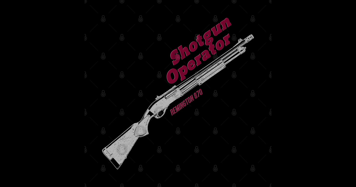 SHOTGUN OPERATOR - Shotgun - Sticker | TeePublic