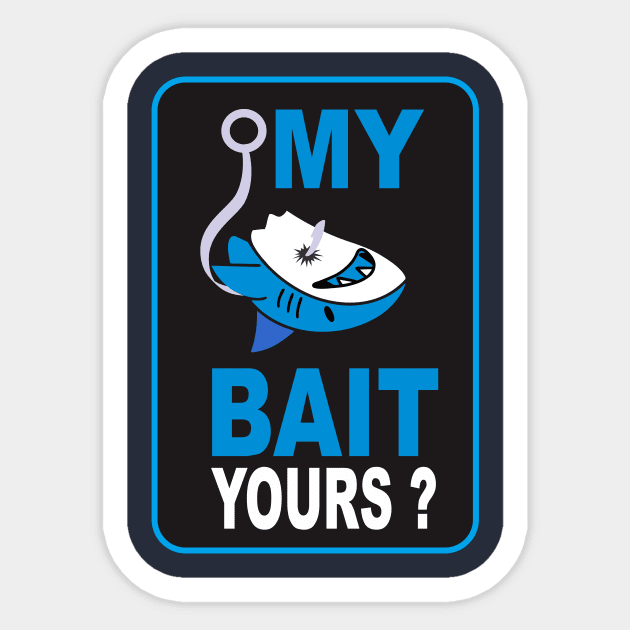 fishing bait - Fishing - Sticker | TeePublic
