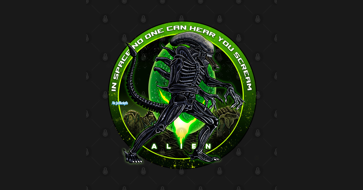 ALIEN Logo - Alien - T-Shirt | TeePublic