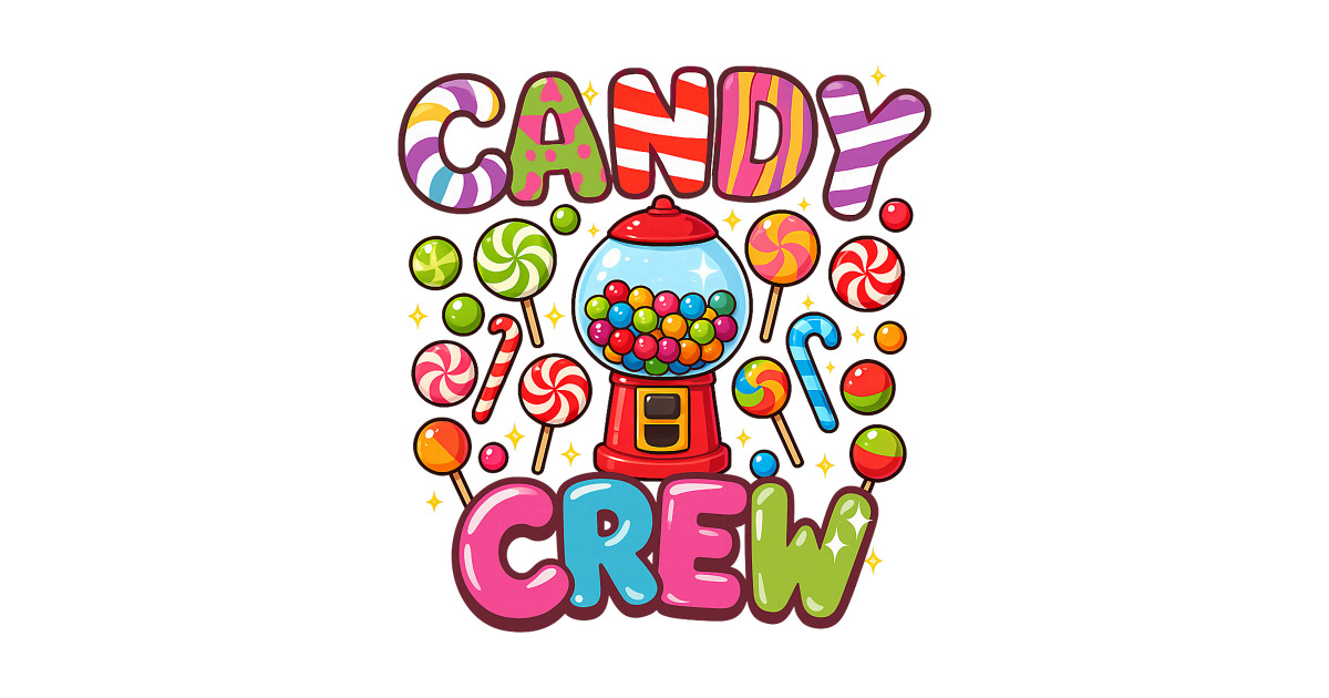 Candy Crew Sweet Costume Colorful Candy Land Group Family Kids - Candy ...