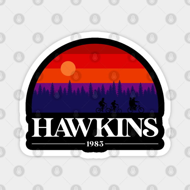 hawkins - Stranger Things - Magnet | TeePublic