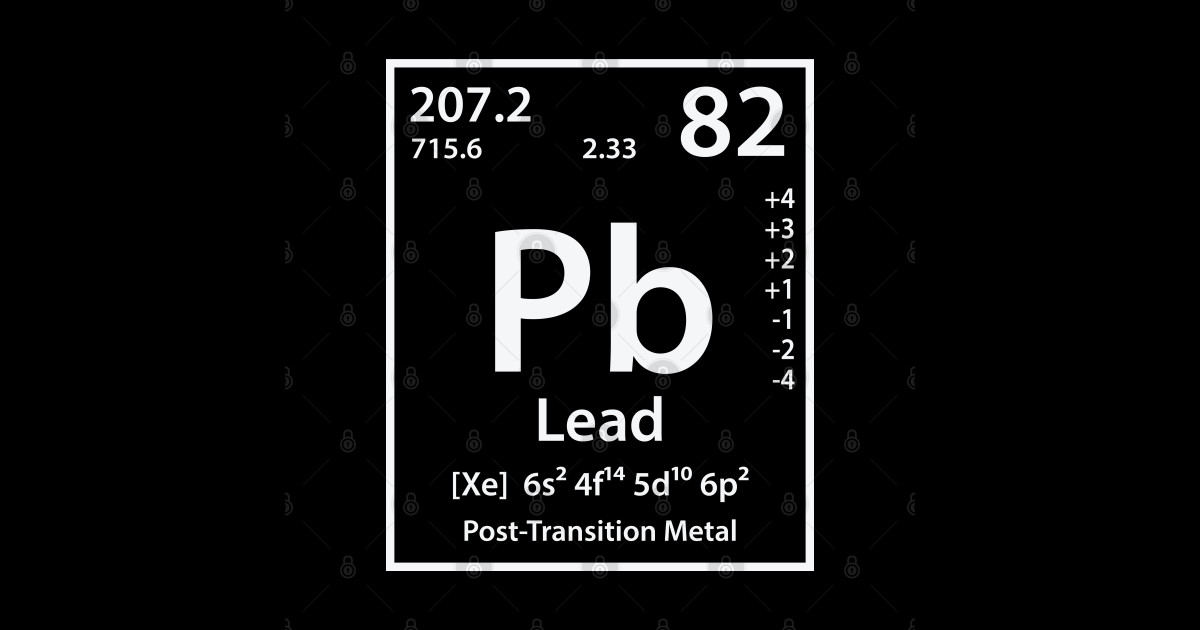 Lead Element - Lead - Sticker | TeePublic