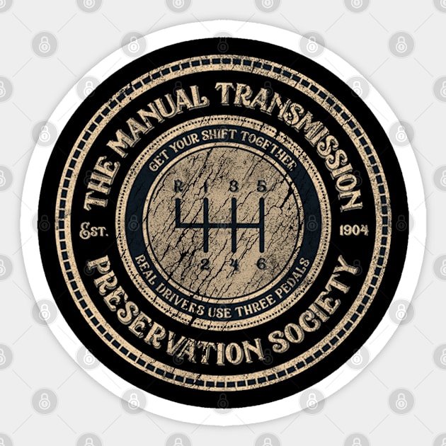 The Manual Transmission - Manual Transmission - Sticker | TeePublic