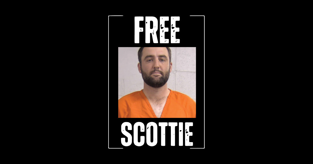 Funny Meme Free Scottie Scheffler Mugshot - Free Scottie - Magnet ...
