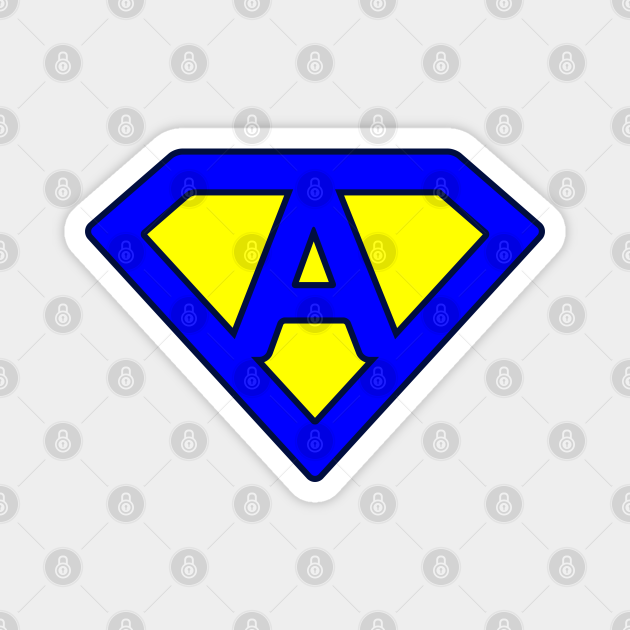 Super letter - Superman Letter - Magnet | TeePublic