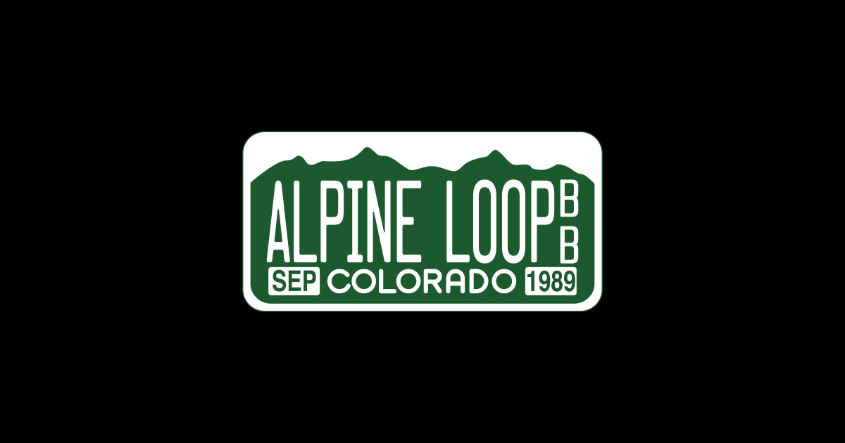 Alpine Loop Backcountry Byway license plate - Bureau Of Land Management ...